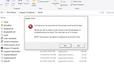 Solved: How To Fix League of Legends Critical Error - eXputer.com