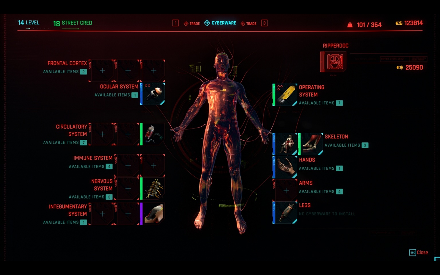 Cyberpunk 2077 Legendary Cyberware Locations - eXputer.com