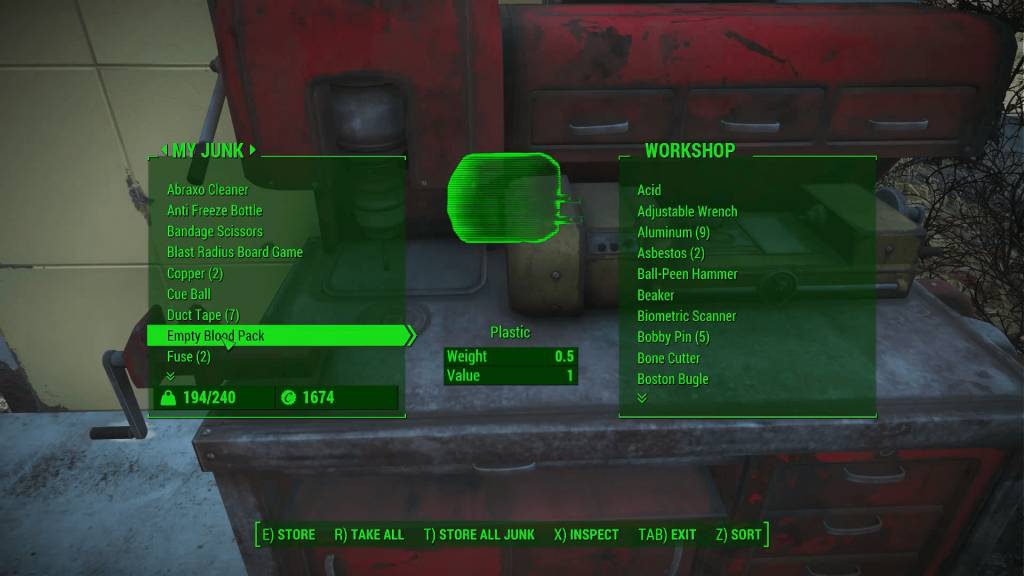 Fallout 4: How To Scrap Junk - eXputer.com