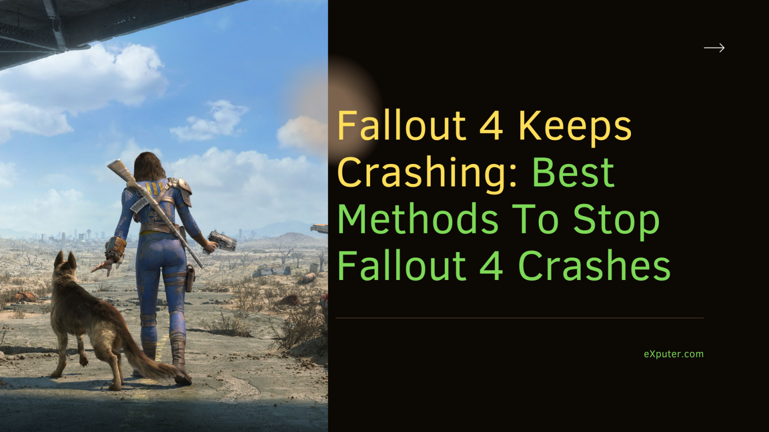 Fallout 4 Black Screen Issue Fixed [Quick Solutions] - eXputer.com