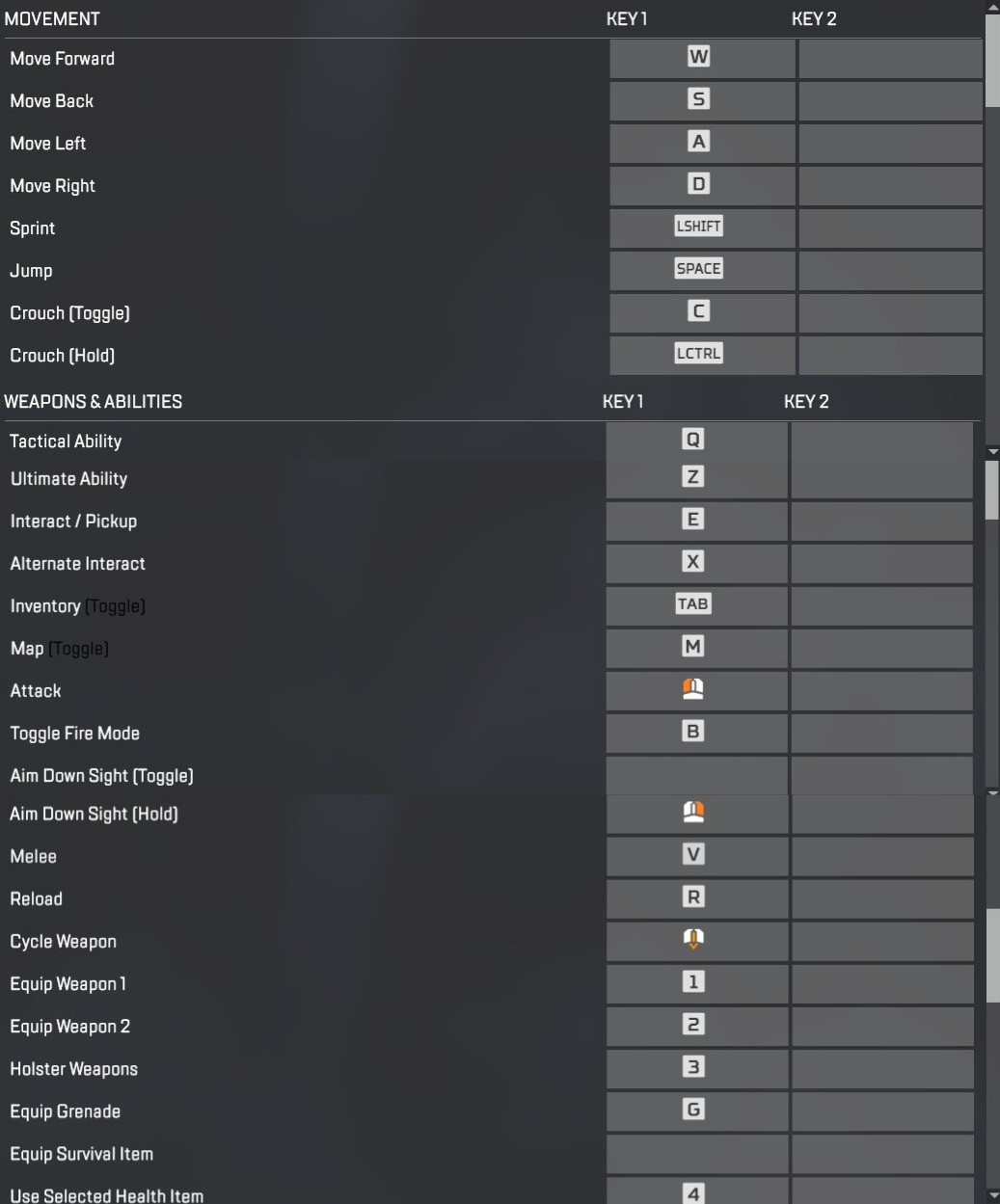 Aceu Apex Legends Settings (Mouse, Key Bind, & Video) - eXputer.com