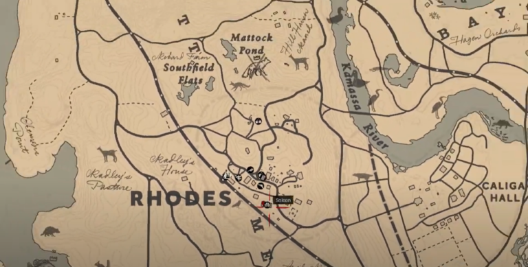 Red Dead Redemption 2 Blackjack Locations [Map Images] - eXputer.com