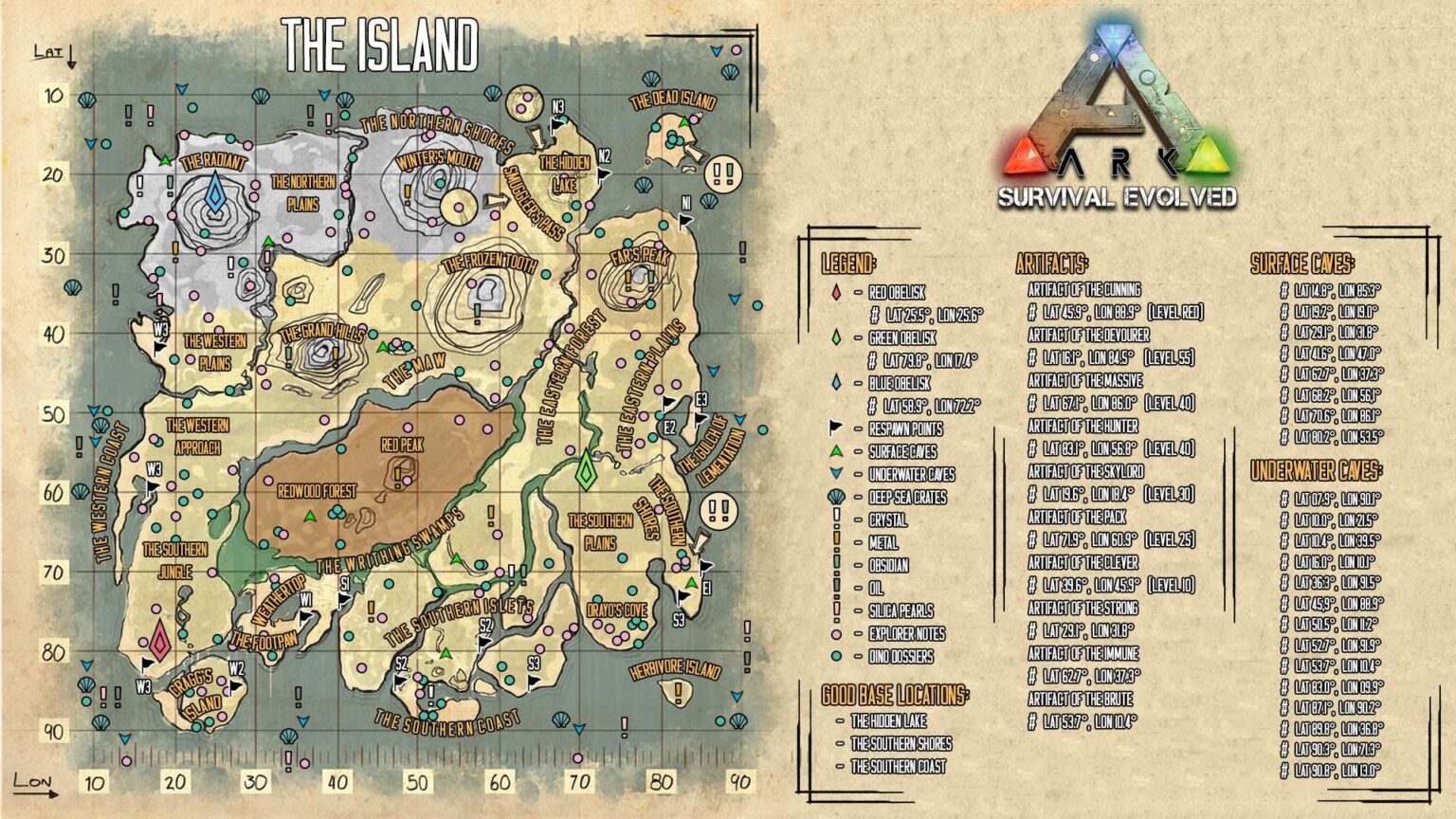 Best Ark Map: Features, Creatures, Weather And More - eXputer.com