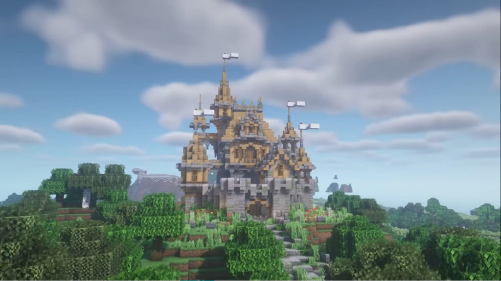 50 Best Minecraft Castle Ideas With Materials - eXputer.com
