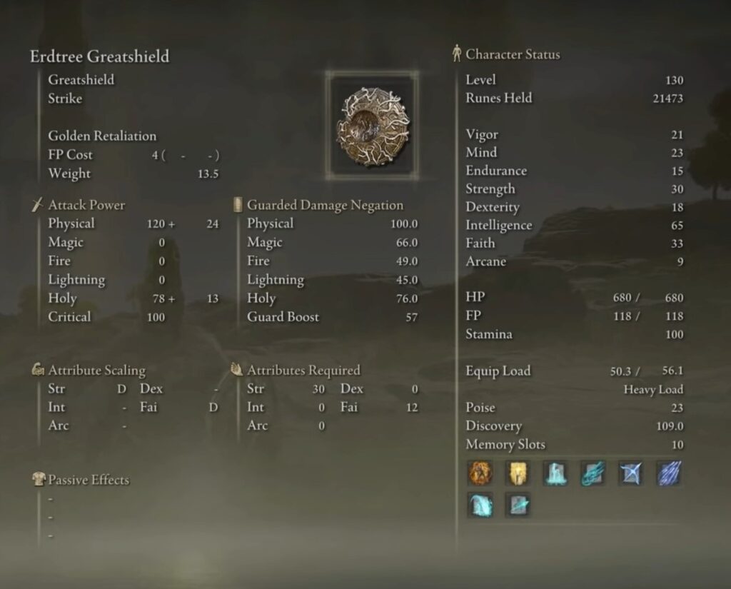 Elden Ring: Erdtree Greatshield Location & Stats - eXputer.com