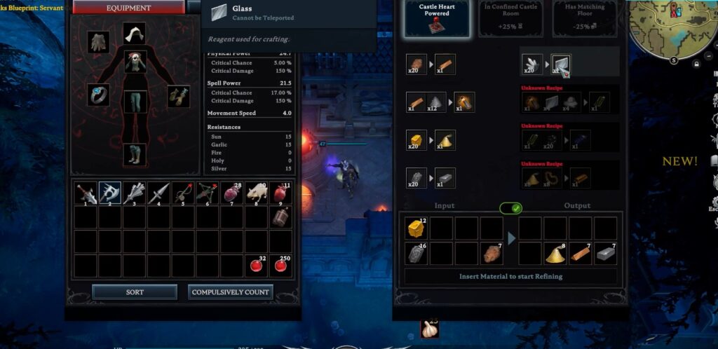 V Rising Glass Guide: Uses, Crafting & Quartz Farming - eXputer.com