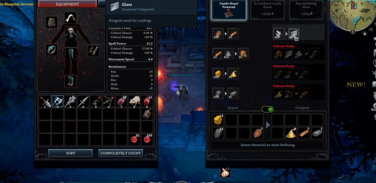 V Rising Glass Guide: Uses, Crafting & Quartz Farming - eXputer.com