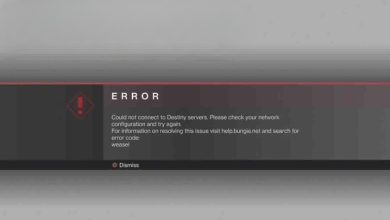 FIXED: Destiny 2 Error Code Weasel [Multiple Solutions] - eXputer.com