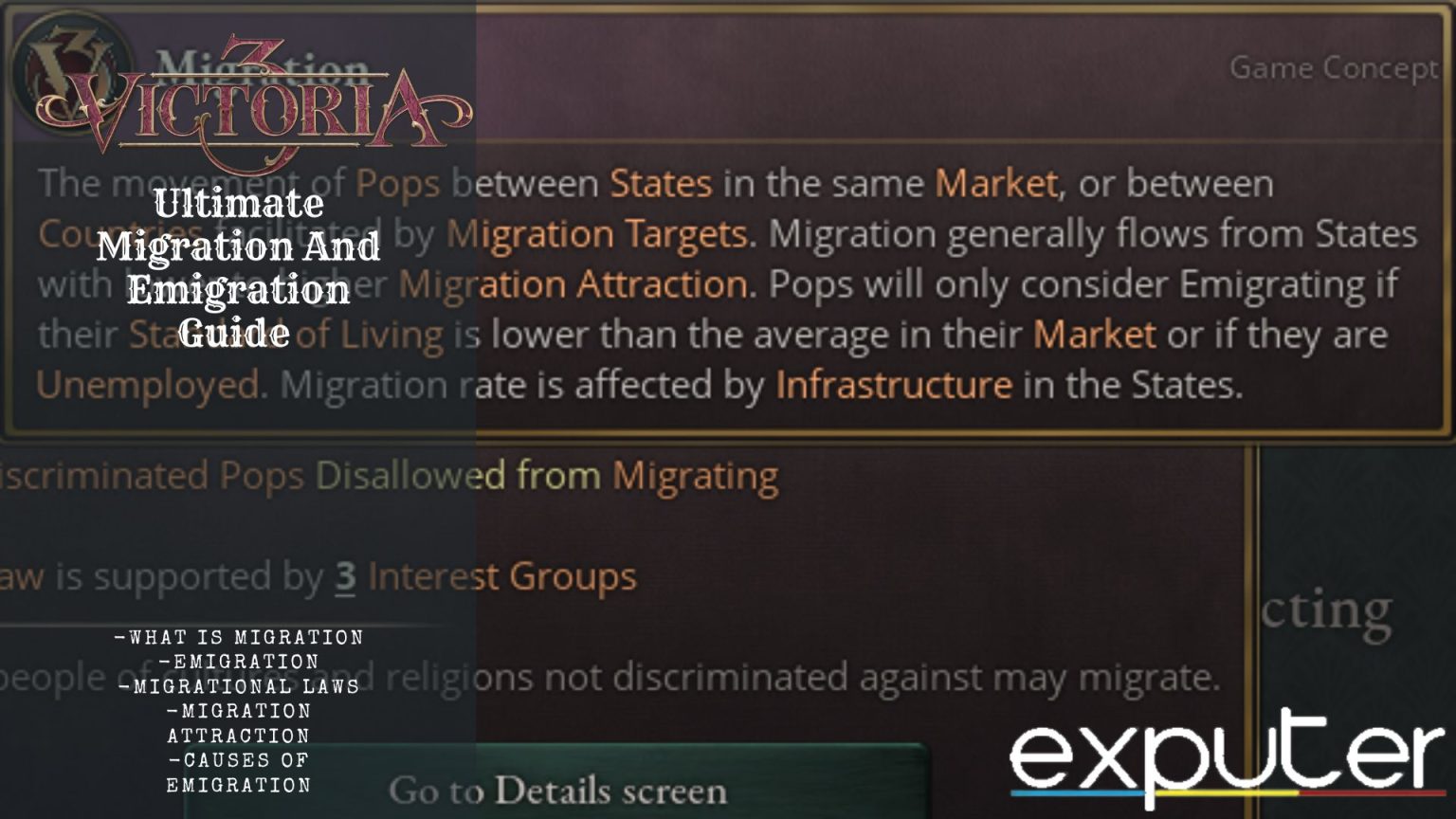 Victoria 3: All Console Commands & Cheats - eXputer.com