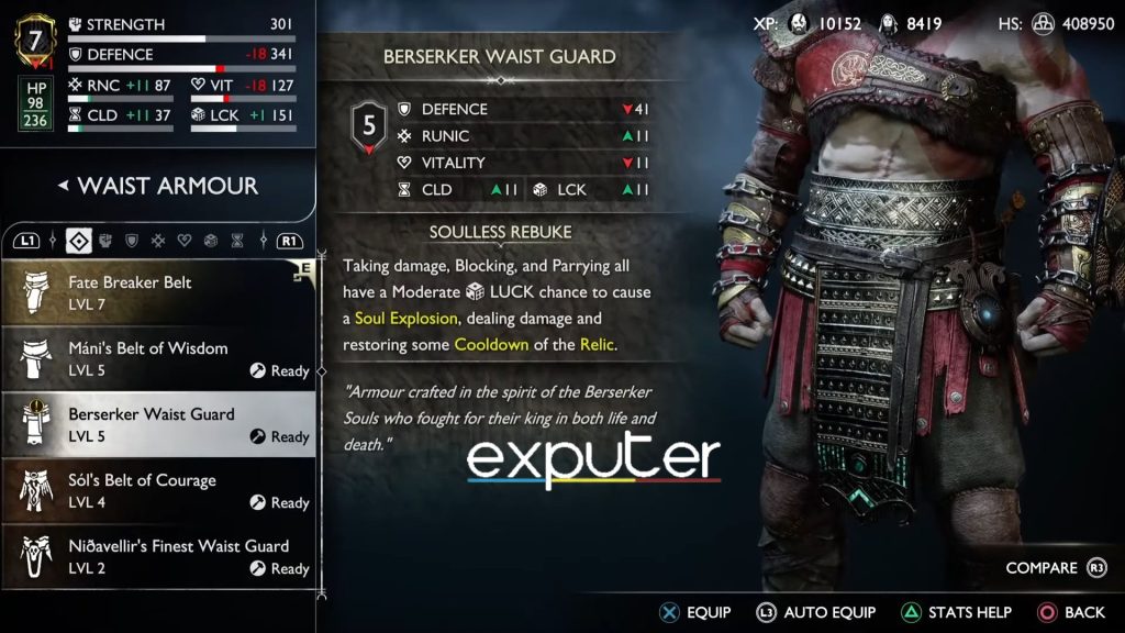 God of War Ragnarok: How To Unlock Berserker Armor - eXputer.com
