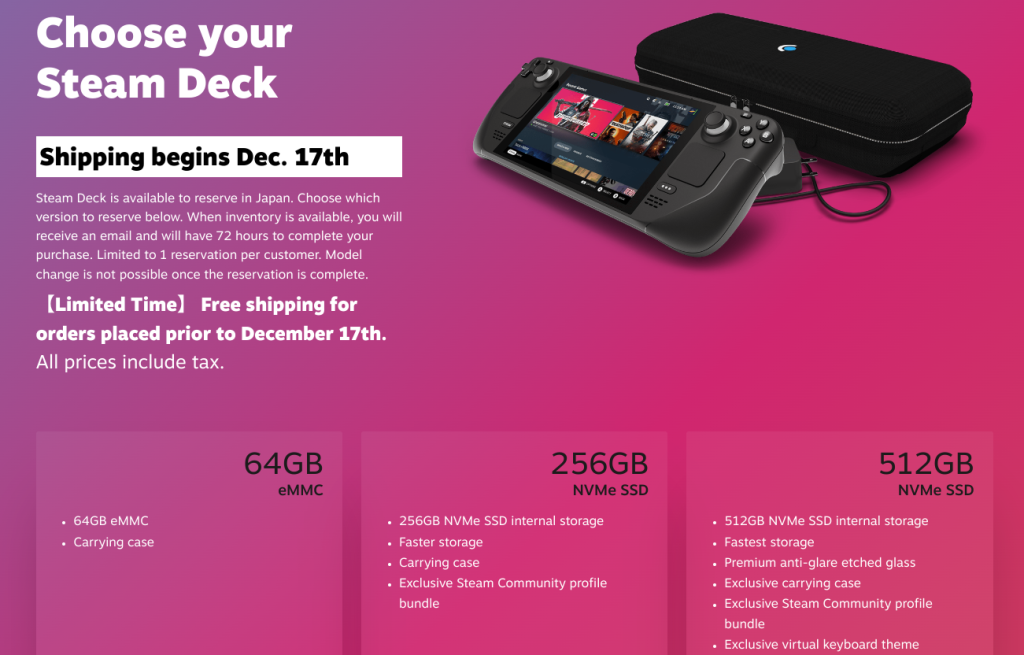 Steam Deck Ships Out To Japan, South Korea, Hong Kong, And Taiwan On ...