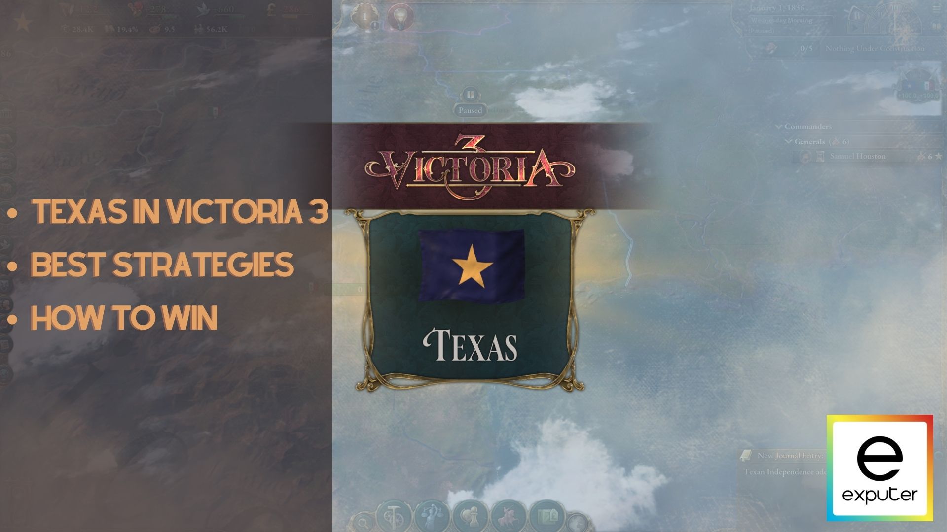 Victoria 3 Texas: Early, Mid & Late Game Strategy - eXputer.com