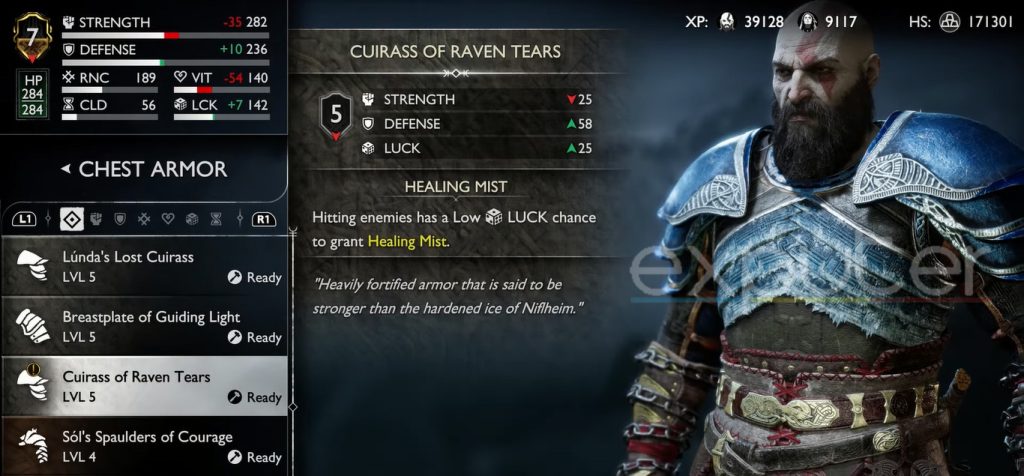 GOW Ragnarok: How To Get Raven Tears Armor - eXputer.com