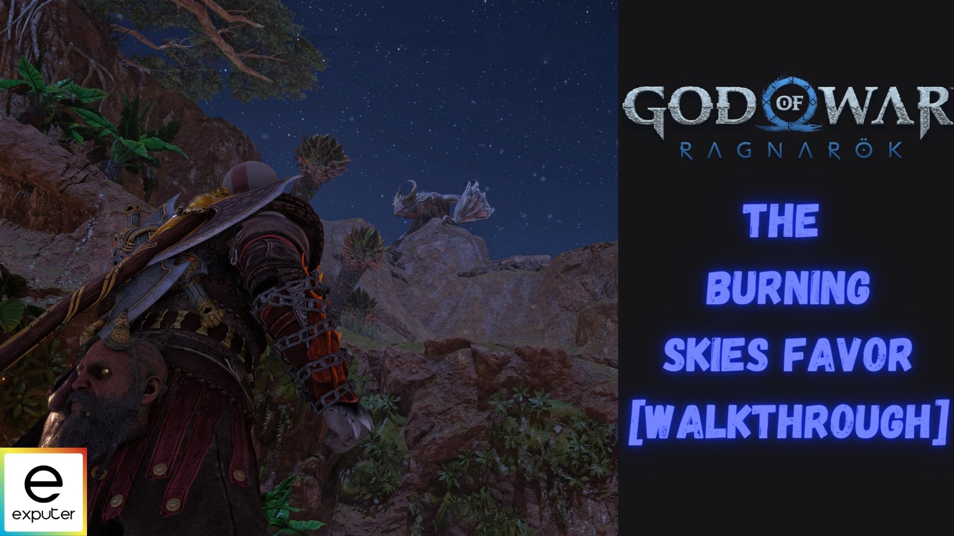 God Of War Ragnarok: The Burning Skies Favor [Walkthrough]