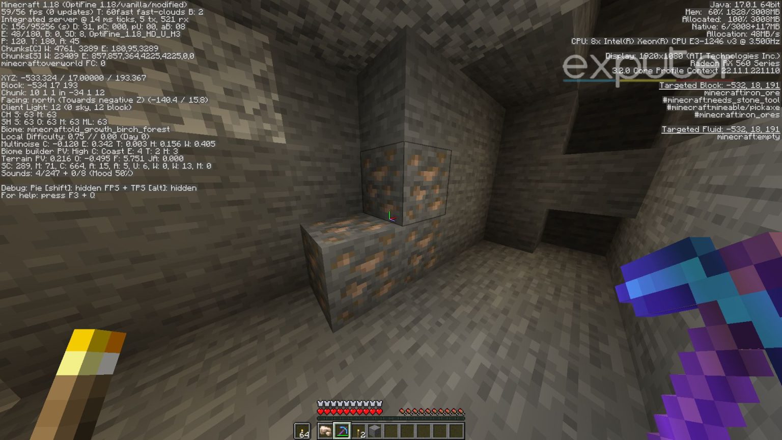 Minecraft: BEST Iron Level [Thoroughly Tested] - eXputer.com