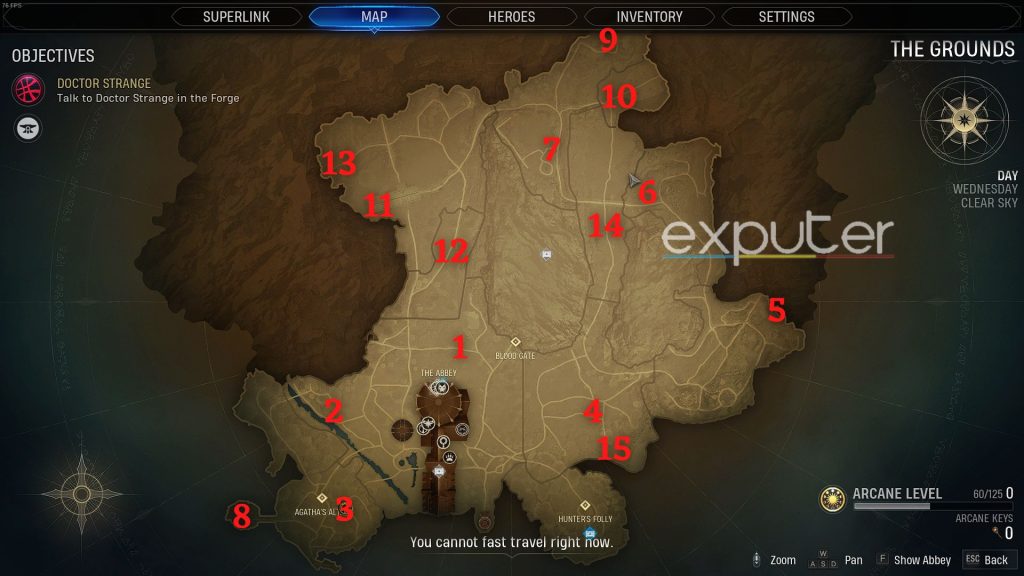 Marvel's Midnight Suns: All Havens Locations - eXputer.com