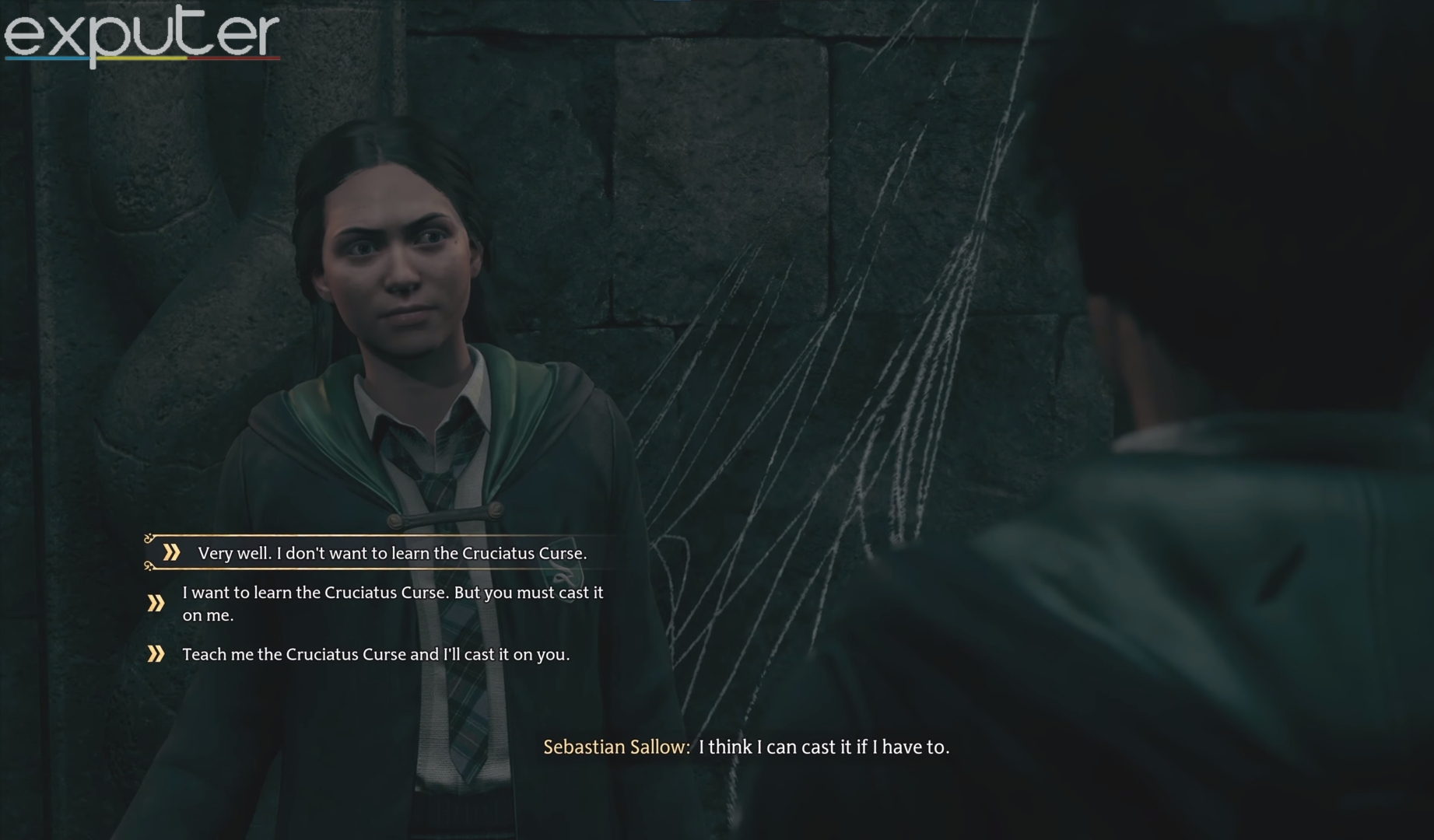 All Crucio Choices In Hogwarts Legacy - eXputer.com