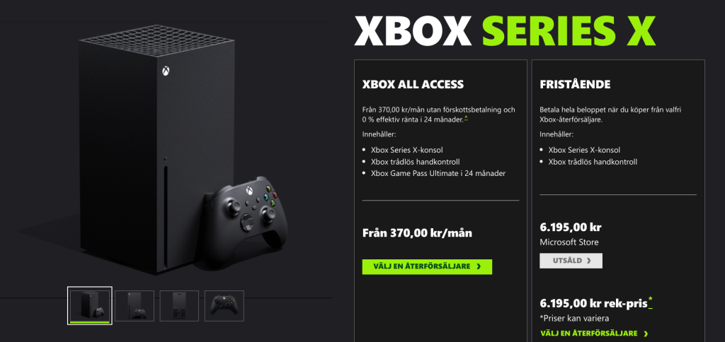 Microsoft Has Raised Xbox Series X|S Prices In Sweden - eXputer.com