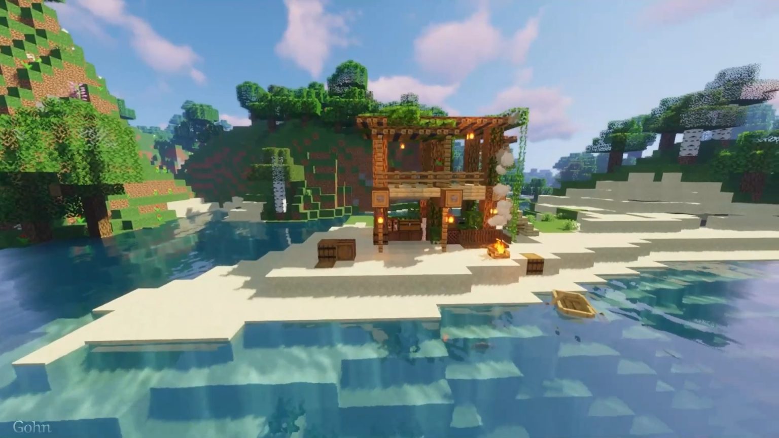 18 BEST Minecraft Beach House Ideas - eXputer.com