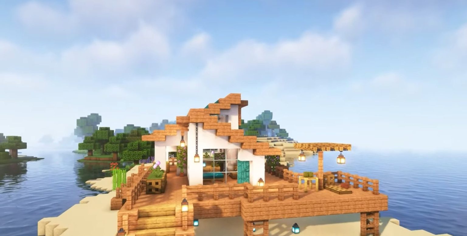 18 BEST Minecraft Beach House Ideas - eXputer.com