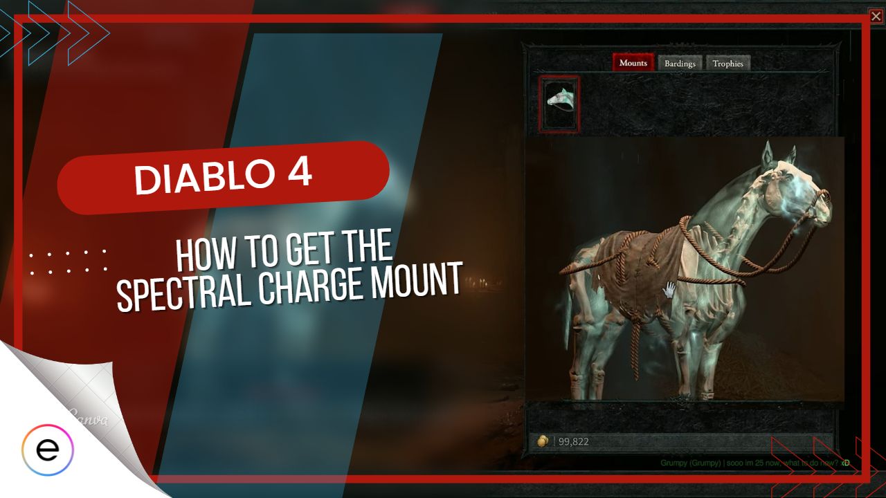 Diablo 4: How To Get Spectral Charge Mount - eXputer.com