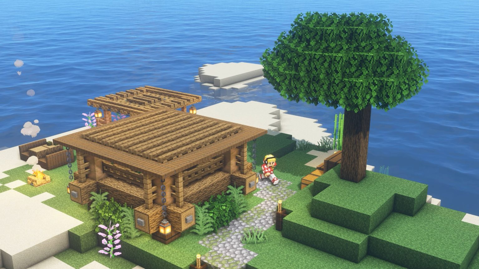 18 BEST Minecraft Beach House Ideas - eXputer.com