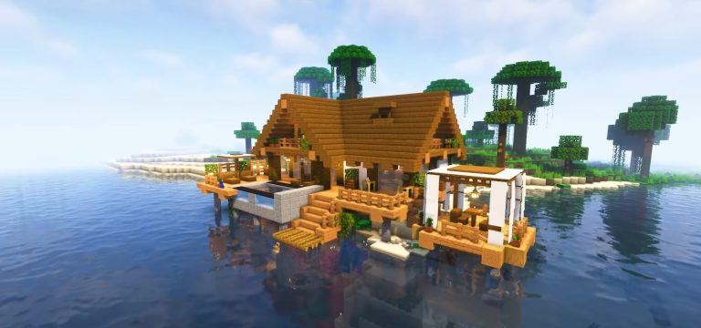18 BEST Minecraft Beach House Ideas - eXputer.com