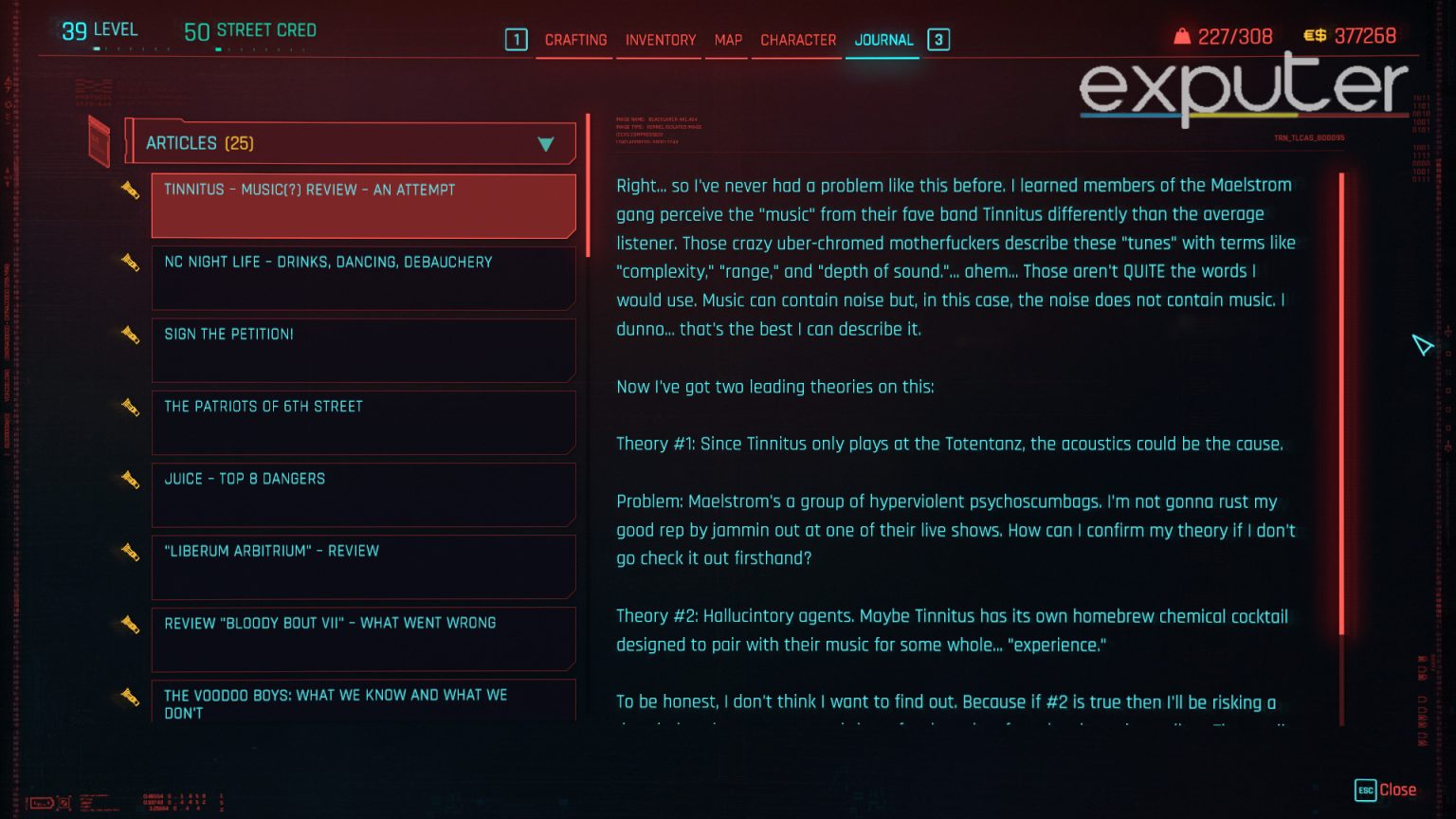 How To Read Shards In Cyberpunk 2077? - eXputer.com