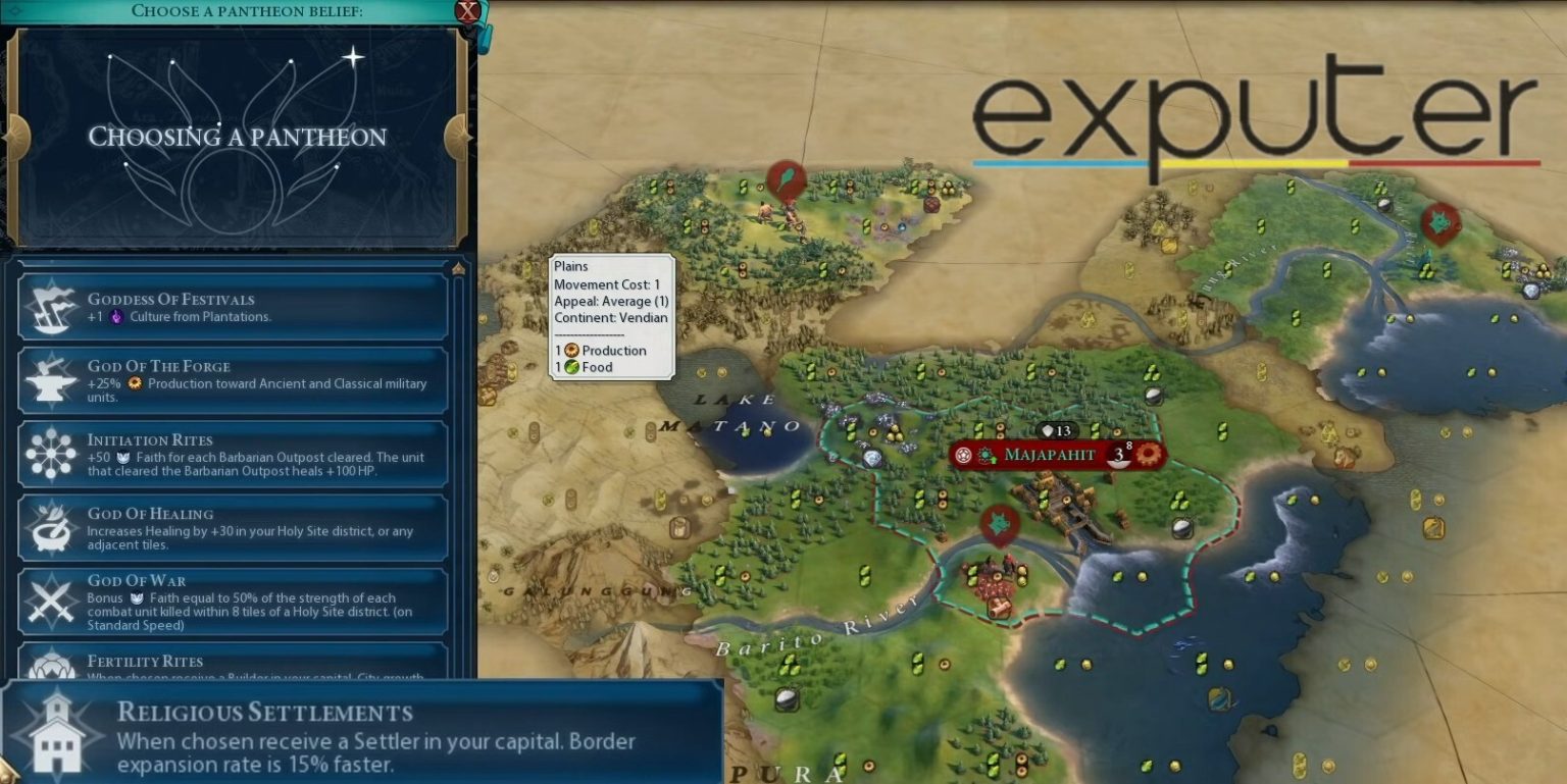 The 7 BEST Pantheons In Civ 6 - eXputer.com