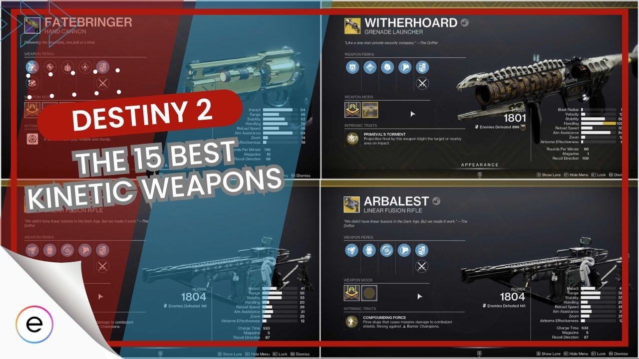 Destiny 2: 15 Best Kinetic Weapons [2500 Hours Experience] - eXputer.com