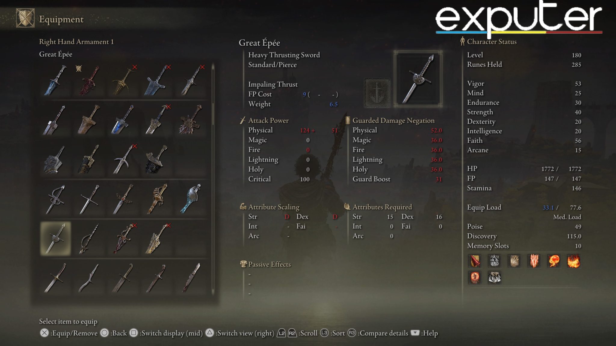 Elden Ring: BEST Thrusting Swords [270+ Hours Played] - eXputer.com