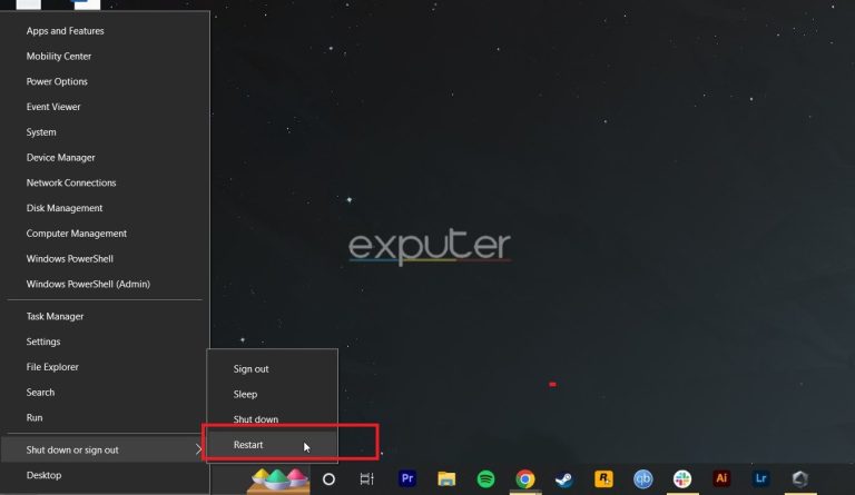 How To Restart PC: All Methods - eXputer.com