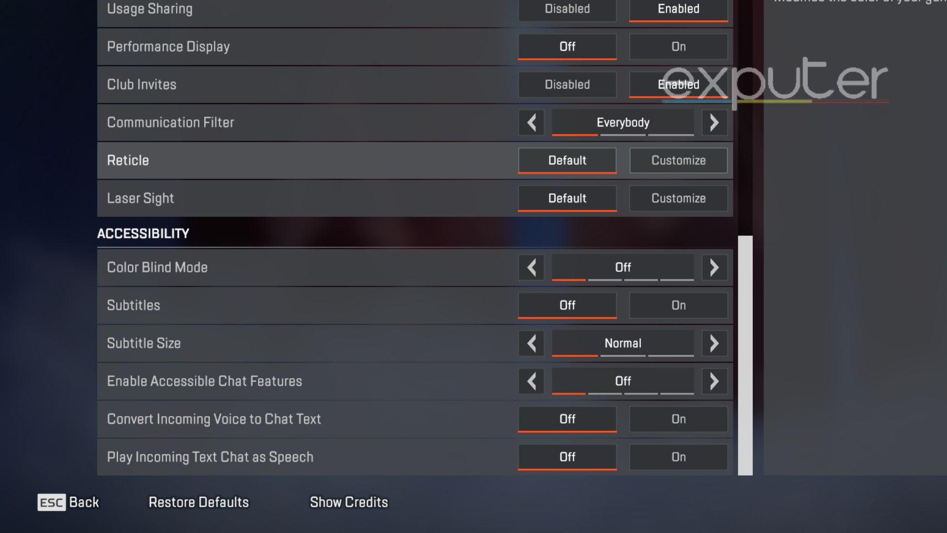 Apex Legends Best Settings [Season 20] - eXputer.com
