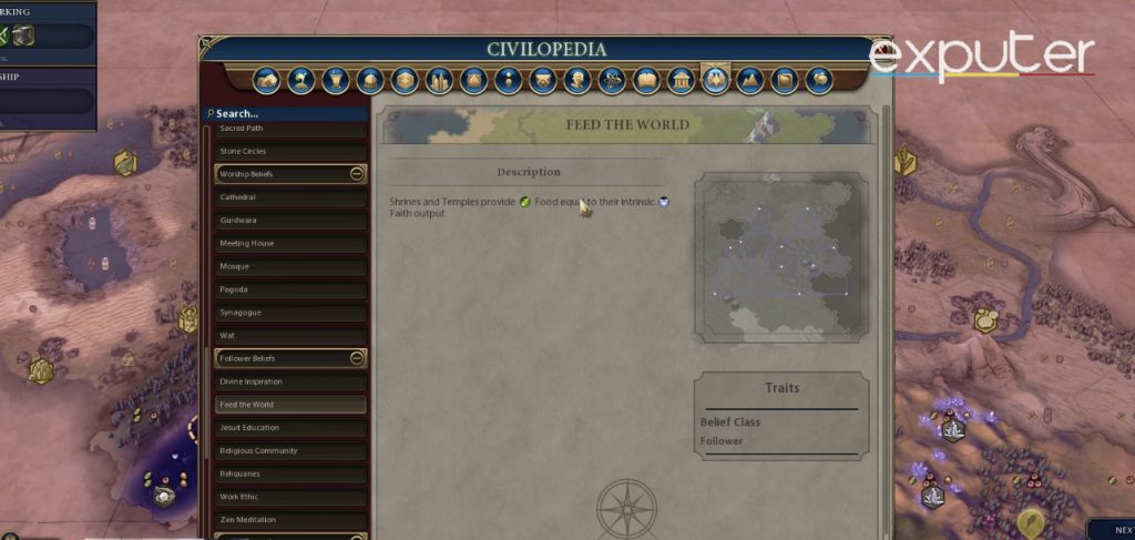 Civ 6: BEST Religion Beliefs - eXputer.com