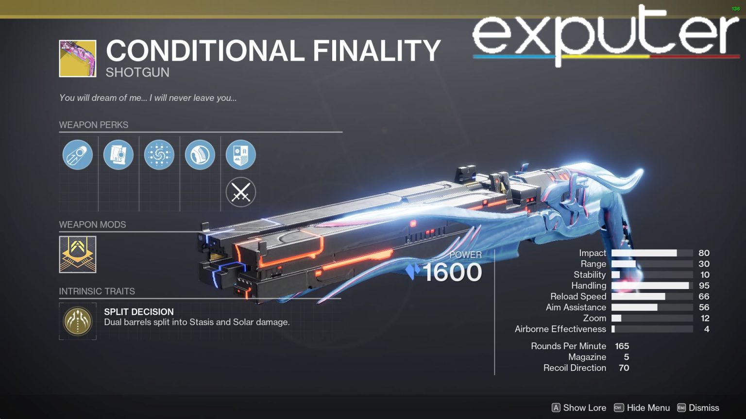 Destiny 2 Conditional Finality [How To Get, Catalyst & Rate]
