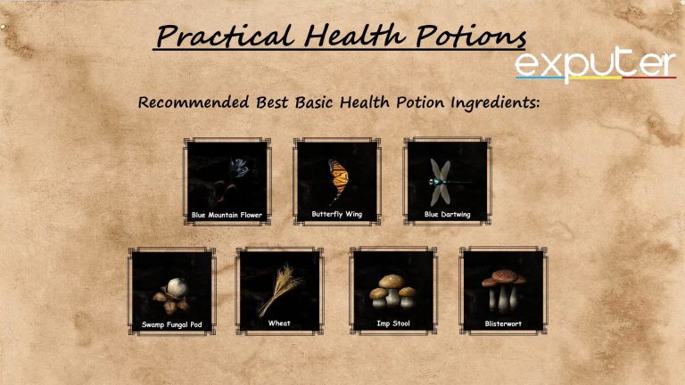 Skyrim: Health Potions [How To Make & Best Ingredients]