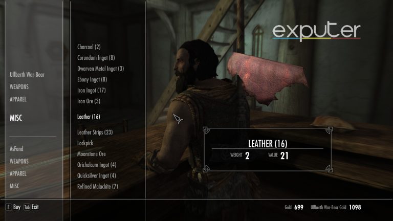 Skyrim Leather ID: How To Get & Uses - eXputer.com