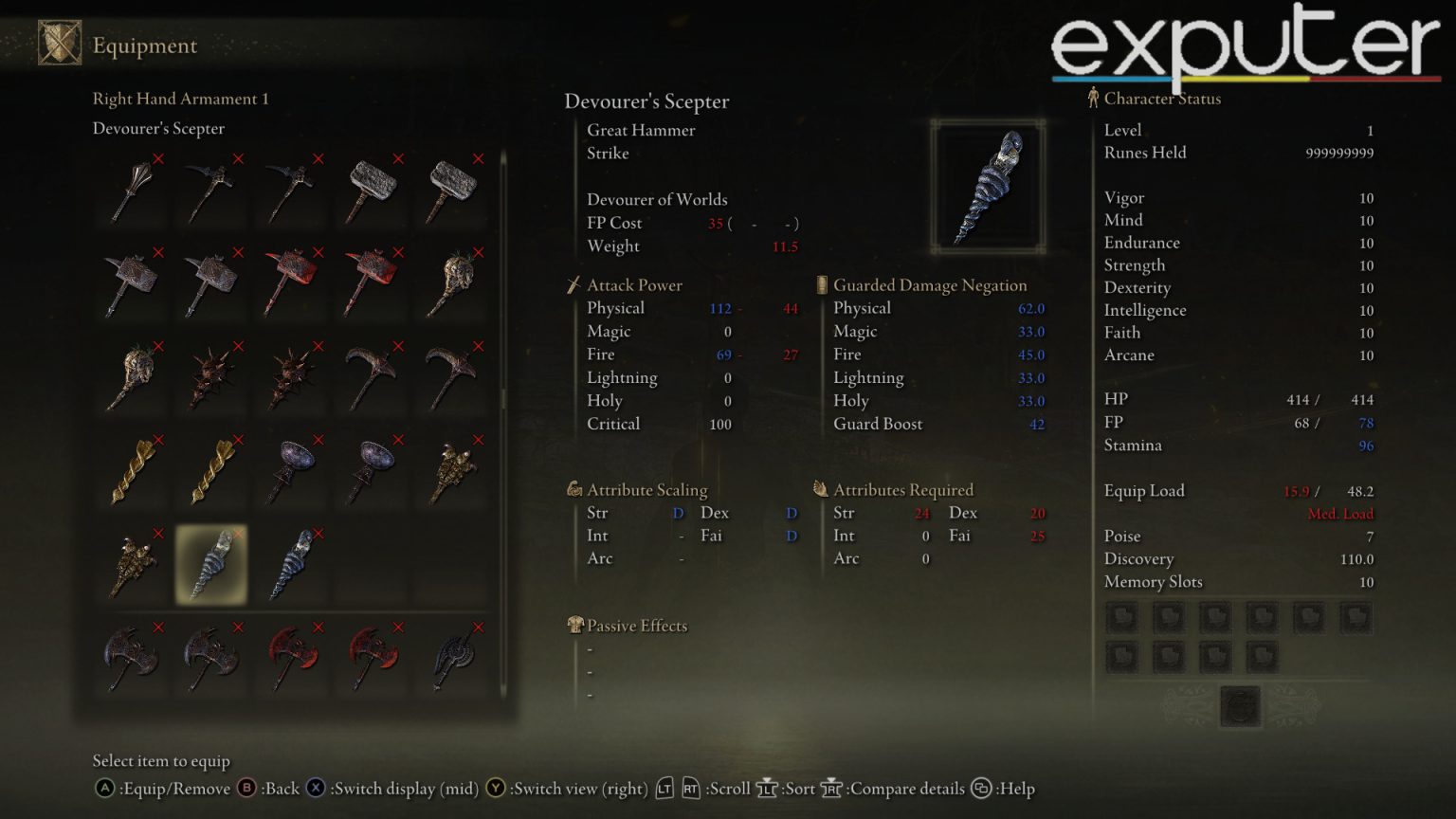 Elden Ring BEST Great Hammers [Tips from a 270-Hour Player] - eXputer.com