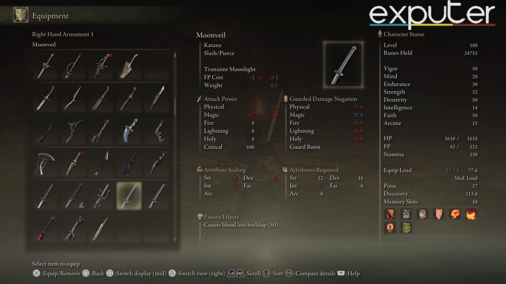 Elden Ring Moonveil Katana Location [Explained] - eXputer.com