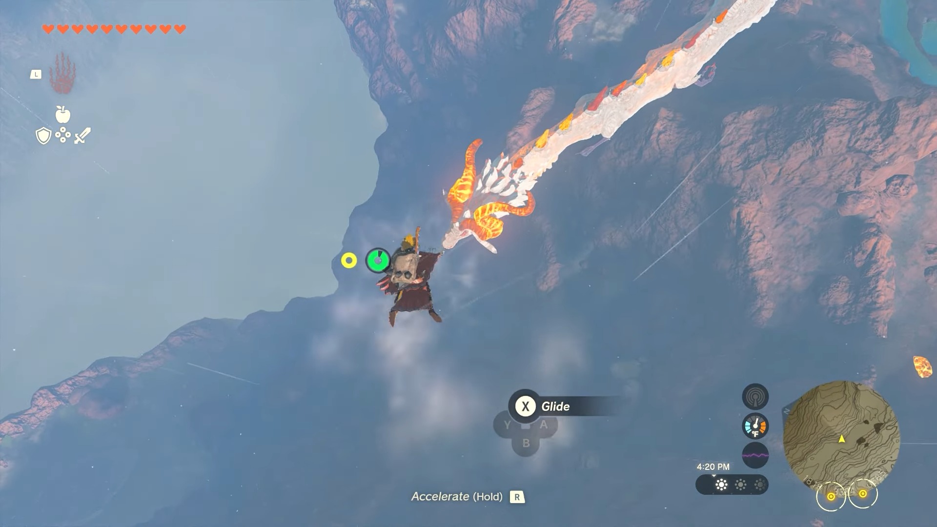 Zelda Tears of the Kingdom: Dinraal [Location] - eXputer.com