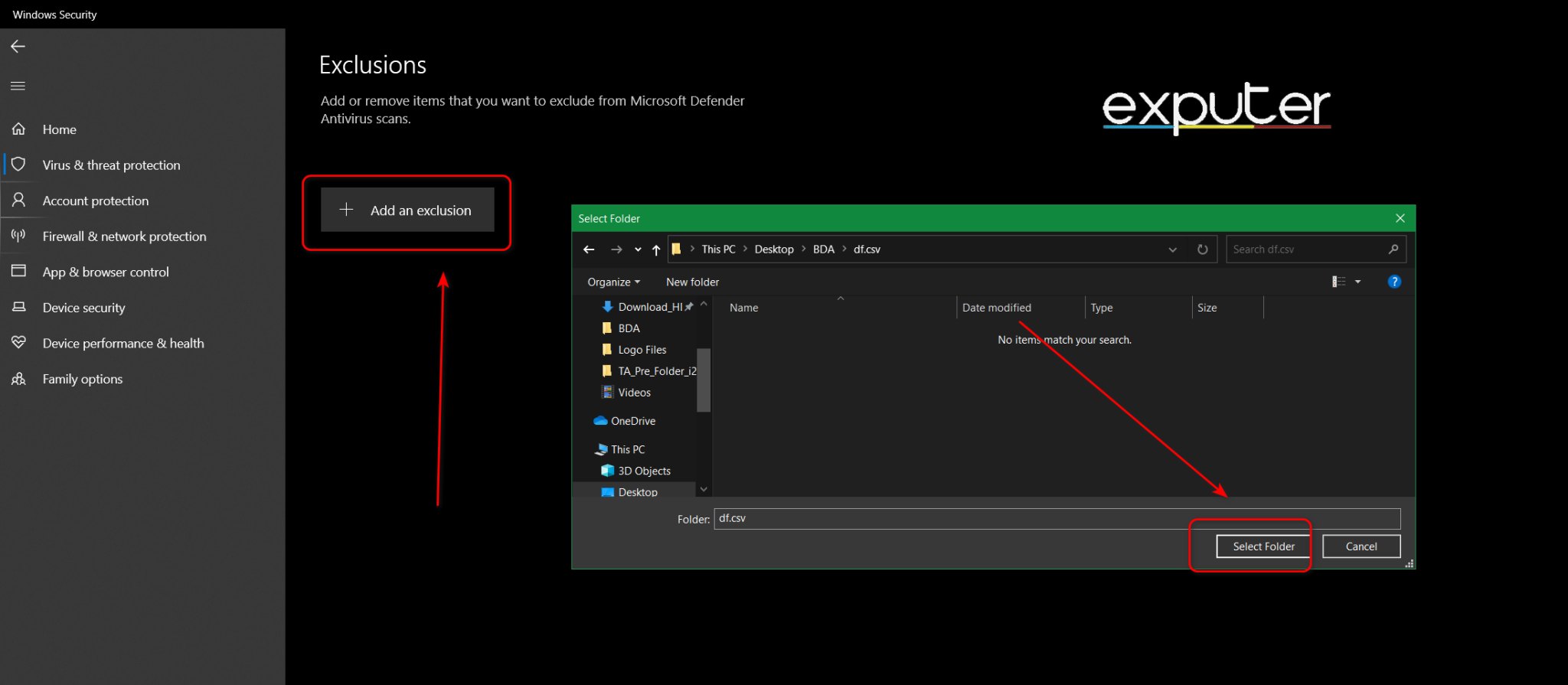 How To Whitelist Game Directory In Antivirus/Defender - eXputer.com