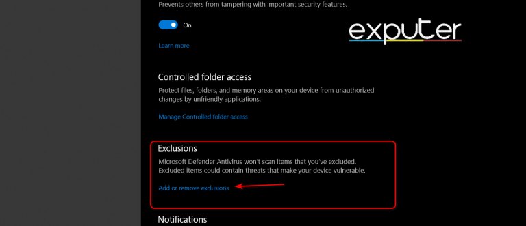 How To Whitelist Game Directory In Antivirus/Defender - eXputer.com