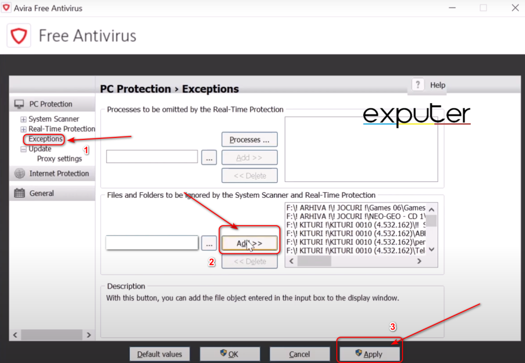 How To Whitelist Game Directory In Antivirus/Defender - eXputer.com