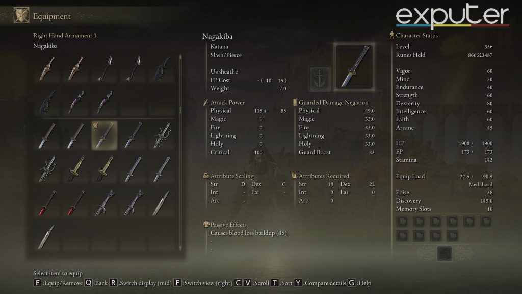 Top 8 Best Katanas In Elden Ring [270+ Hours Experience] - eXputer.com