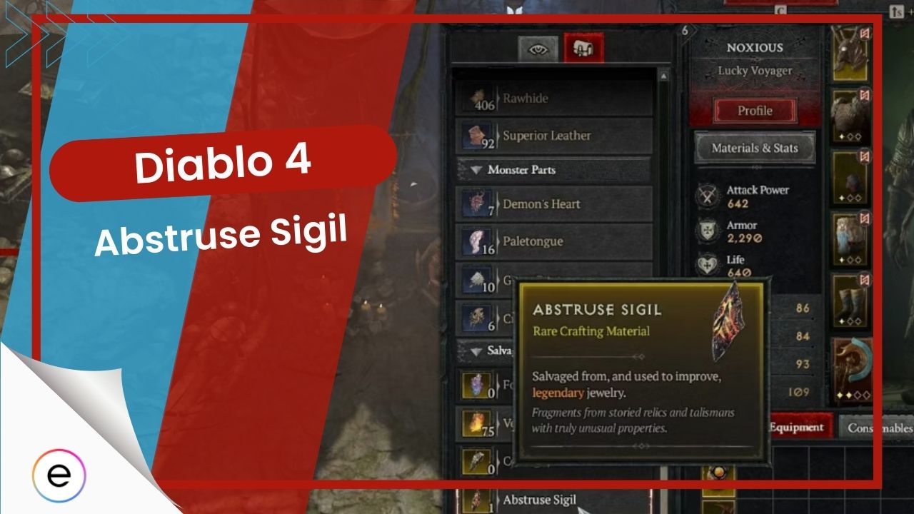 Diablo 4 Abstruse Sigils [Usage & Properties] - eXputer.com