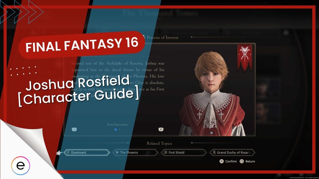 Final Fantasy 16: Joshua Rosfield [Role & Voice Actor]
