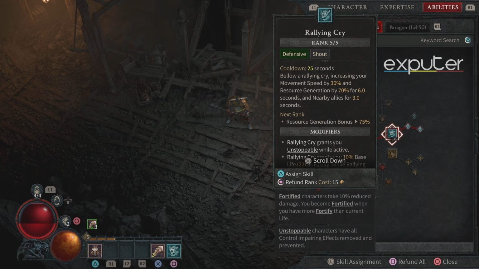 Diablo 4 Fortify [Mechanics & How To Increase] - eXputer.com