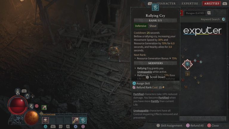 Diablo 4 Fortify [Mechanics & How To Increase] - eXputer.com