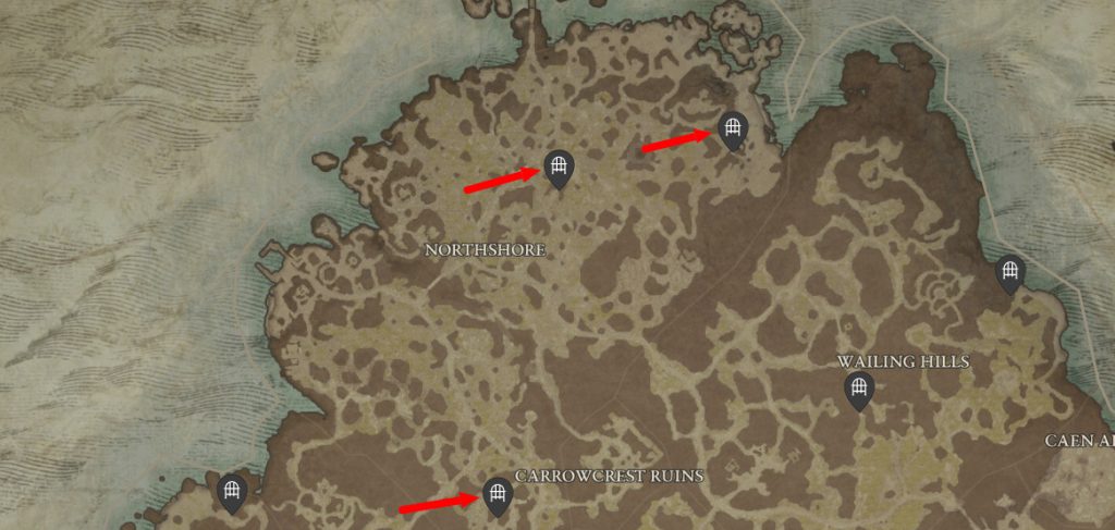 Diablo 4: All 115 Dungeons [Location & Aspects] - eXputer.com