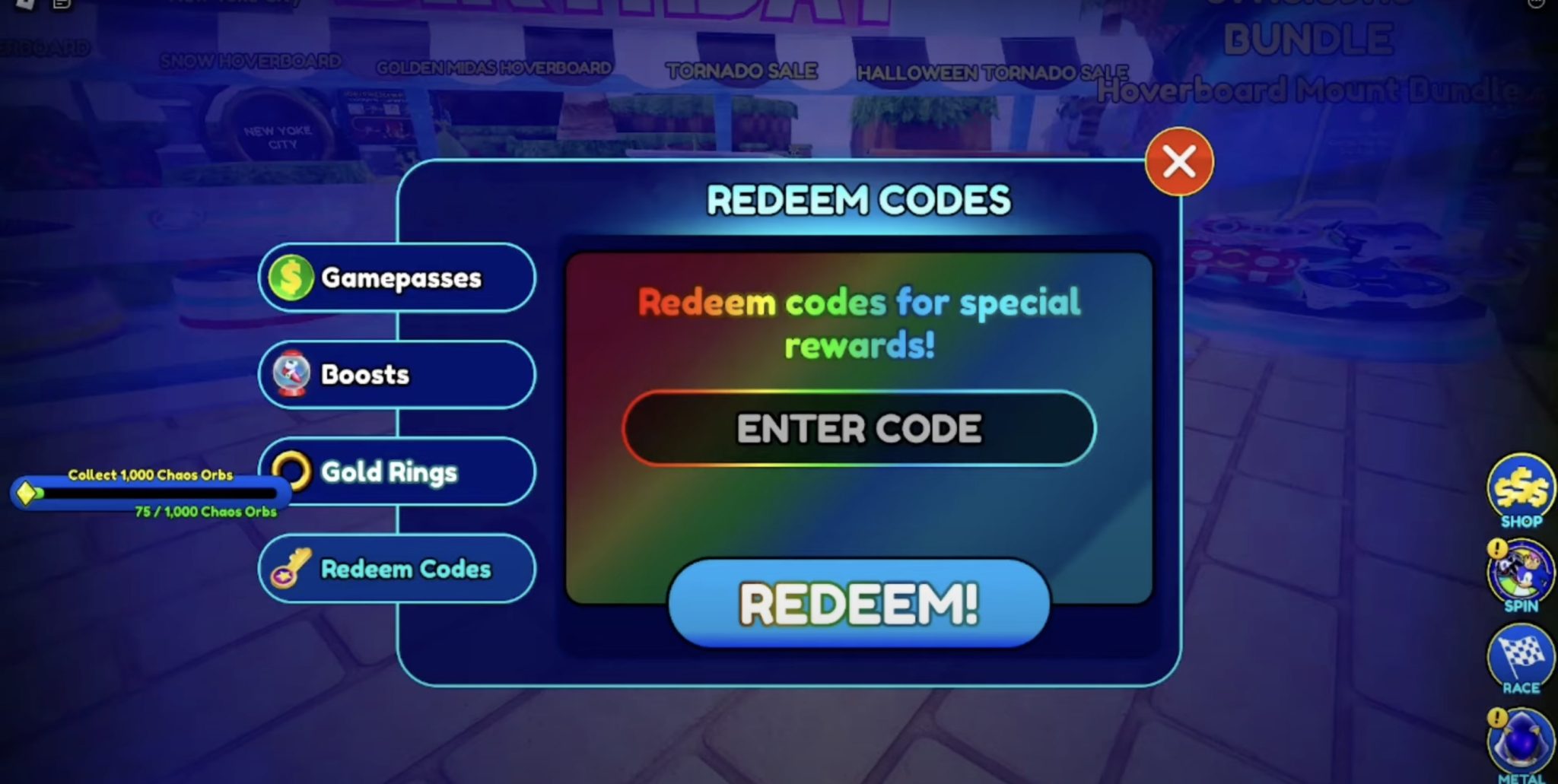 Sonic Speed Simulator Codes [September 2024] - eXputer.com